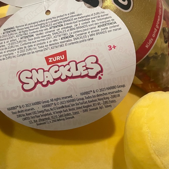 Zuru | Toys | Nwt Snackles Haribo Gold Bears Nancy Brown Teddy Bear ...